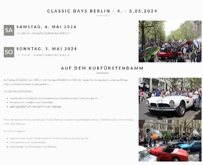 Classic Days Berlin 2024